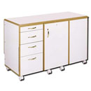 Horn Deluxe Combo-Air Sewing Center 2178 WHITE/OAK TRIM