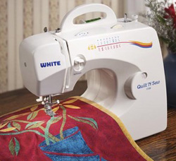 White Quilt N Sew 1730 Sewing Machine