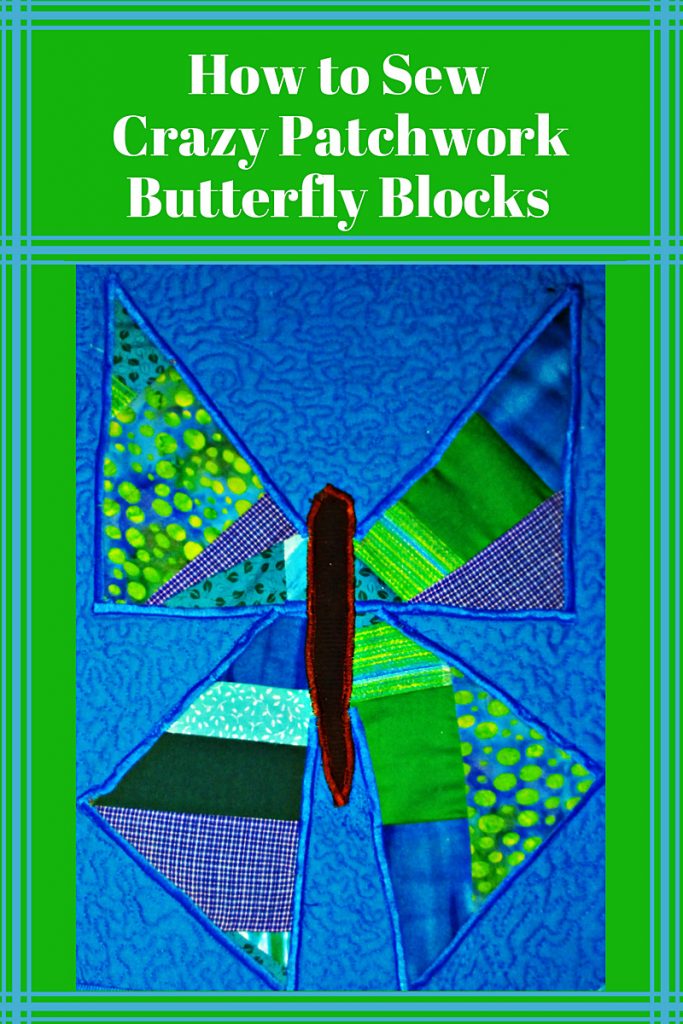 Crazy Patch Butterfly Applique Blocks | SewingMachinesPlus.com Blog