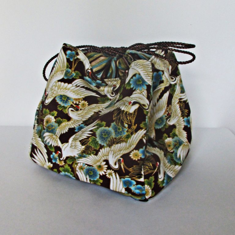 Tutorial: More Kinchaku Japanese Drawstring Bags | SewingMachinesPlus.com Blog